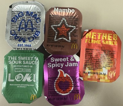Collection Of Rare/limited Edition McDonald’s Dipping Sauces. | eBay