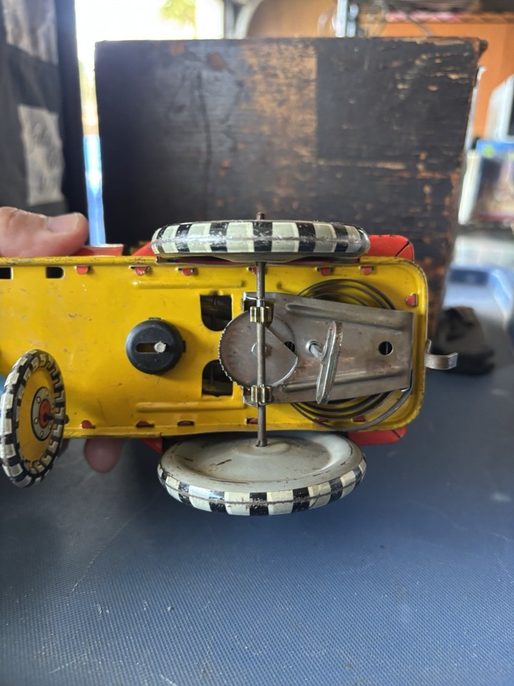1940’s G.I. Joe And His Jouncing Jeep Tin Litho Wind Up Toy! Vintage ...