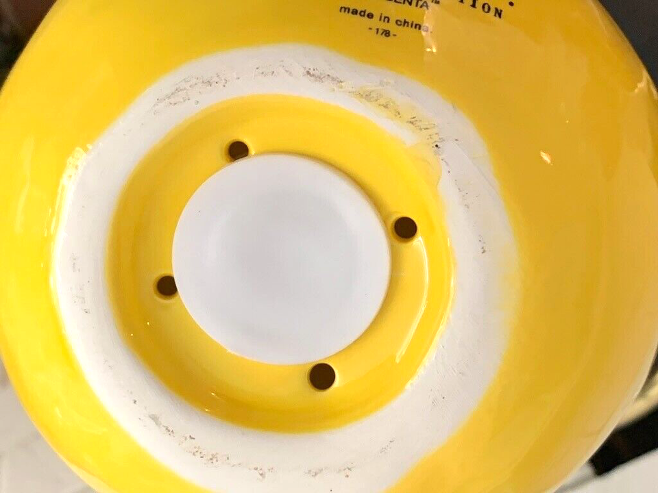 Rae Dunn Brand “Sunshine” New With Tags Ceramic Lemon Birdhouse Yellow ...