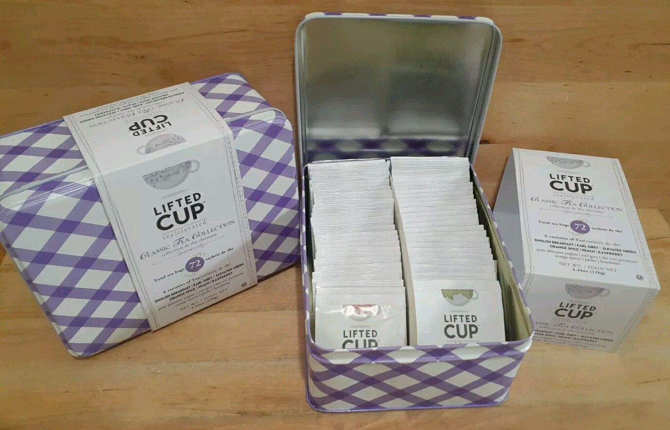 2CT: LIFTED CUP Classic Tea Collection 72 VARIETIES Tea Bags in GIFT ...
