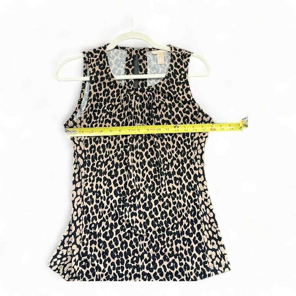 Banana Republic Leopard Print Sleeveless Top Size XS | eBay