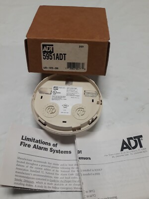 ADT 5951ADT 135 DEG FIXED TEMPERATURE HEAT DETECTOR NEW | eBay