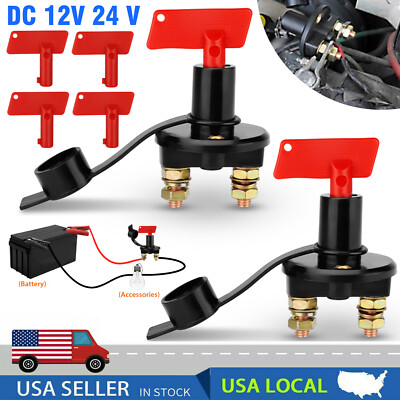 200A Battery Cut Off Kill Isolator Power Disconnect Switch for Car Boat ...