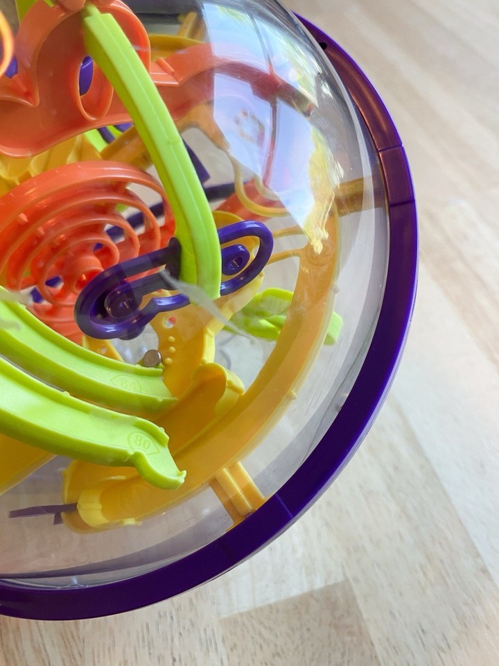 Perplexus THE ORIGINAL 3D Puzzle Ball Maze Game Brain Teaser Toy Spin ...