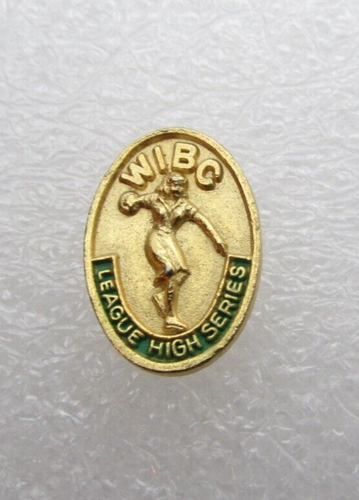 Vintage Women WIBC Bowling League High Series Lapel Pin (C491) | eBay