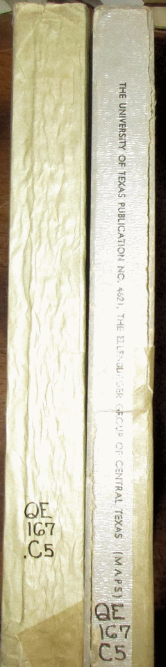 GEOLOGY TEXAS STRATIGRAPHY OIL GAS ELLENBERGER GROUP UT BULLETIN W/ MAP ...