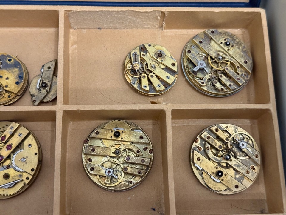 Vintage Pocket Watch Movement Parts Lot for Repair or Craft | eBay
