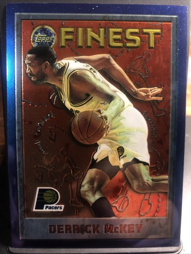 1995-96 Finest Refractors Indiana Pacers Basketball Card #228 Derrick ...
