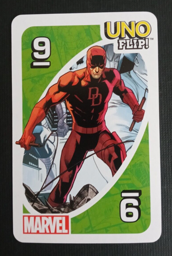 Marvel Uno Flips Card Green Daredevil #9 /Yellowjacket Reverse Card | eBay