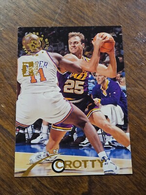 1994-95 Stadium Club Basketball Card John Crotty Utah Jazz #208 | eBay