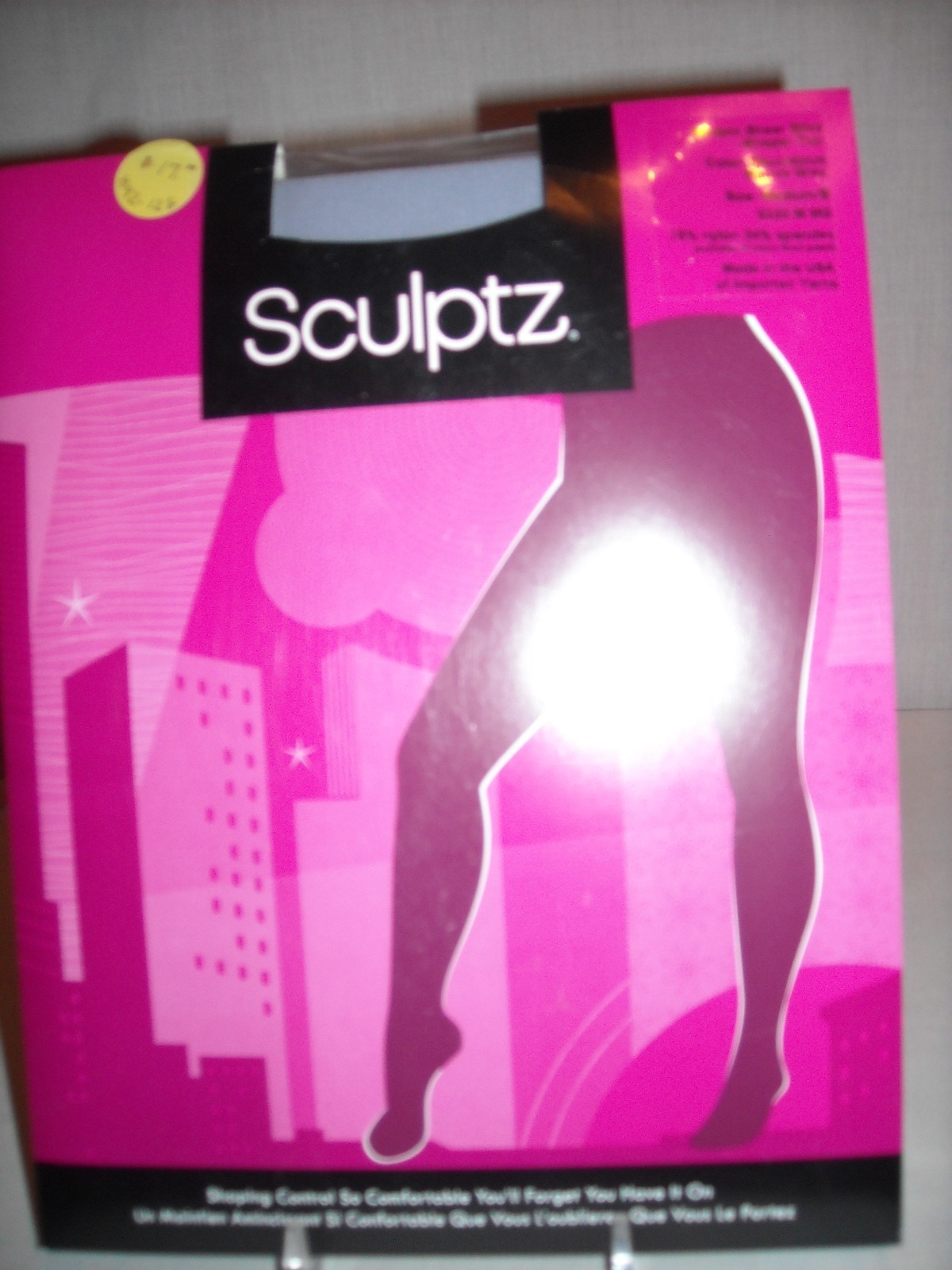 Sculptz shaper top sheer Mauve Grey hose size Medium NEW | eBay