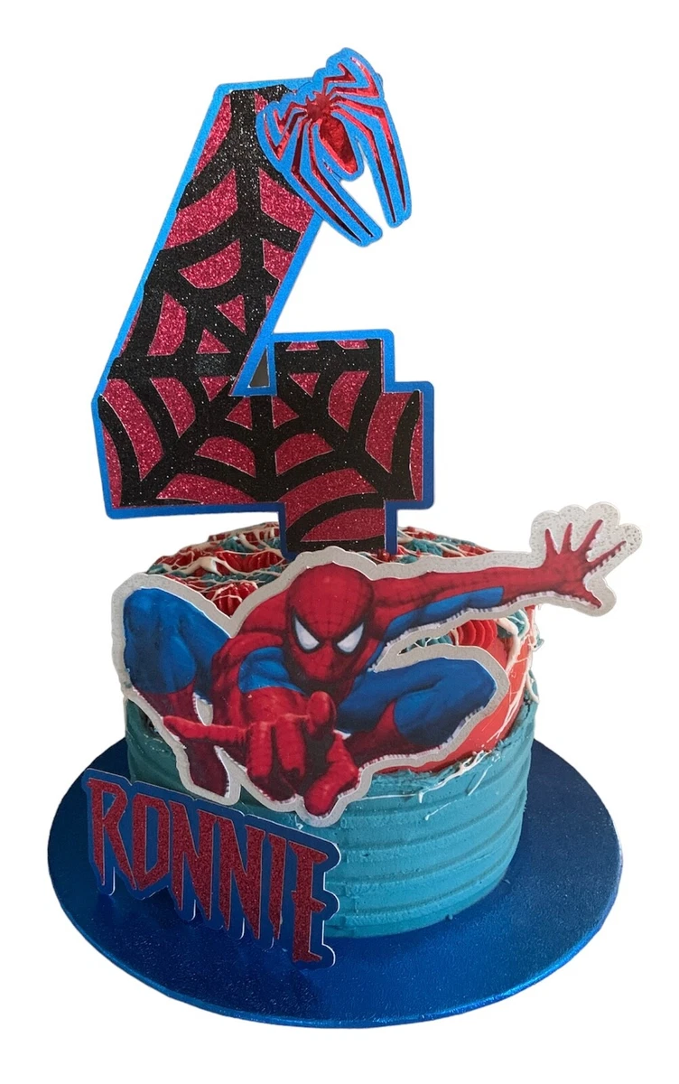 Happy Birthday Cake Topper Spider Man Cake Topper Cartoon, 59% OFF