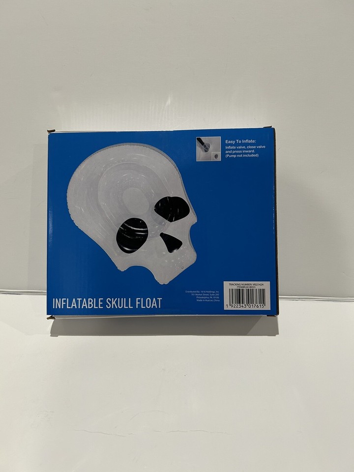 Inflatable Skull Float 31.5” X 36.2” X 7.9” New | eBay