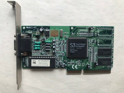 Video Card S3 Trio 3D/2X 4MB AGP (86C368) =TESTED= | eBay