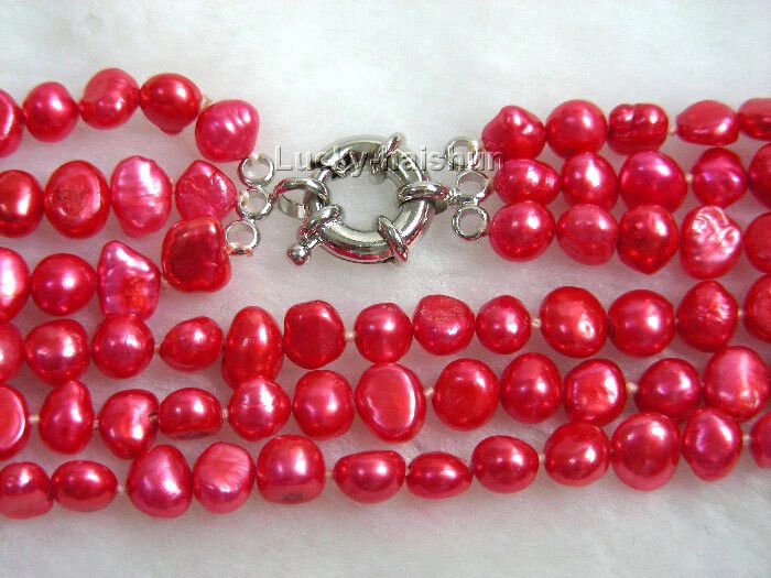 Natural Red Pearls