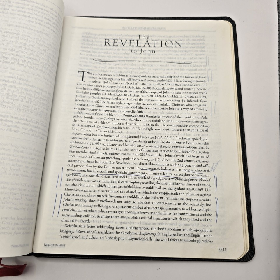 The New Interpreter's Study Bible NRSV w/ Apocrypha Genuine Leather ...