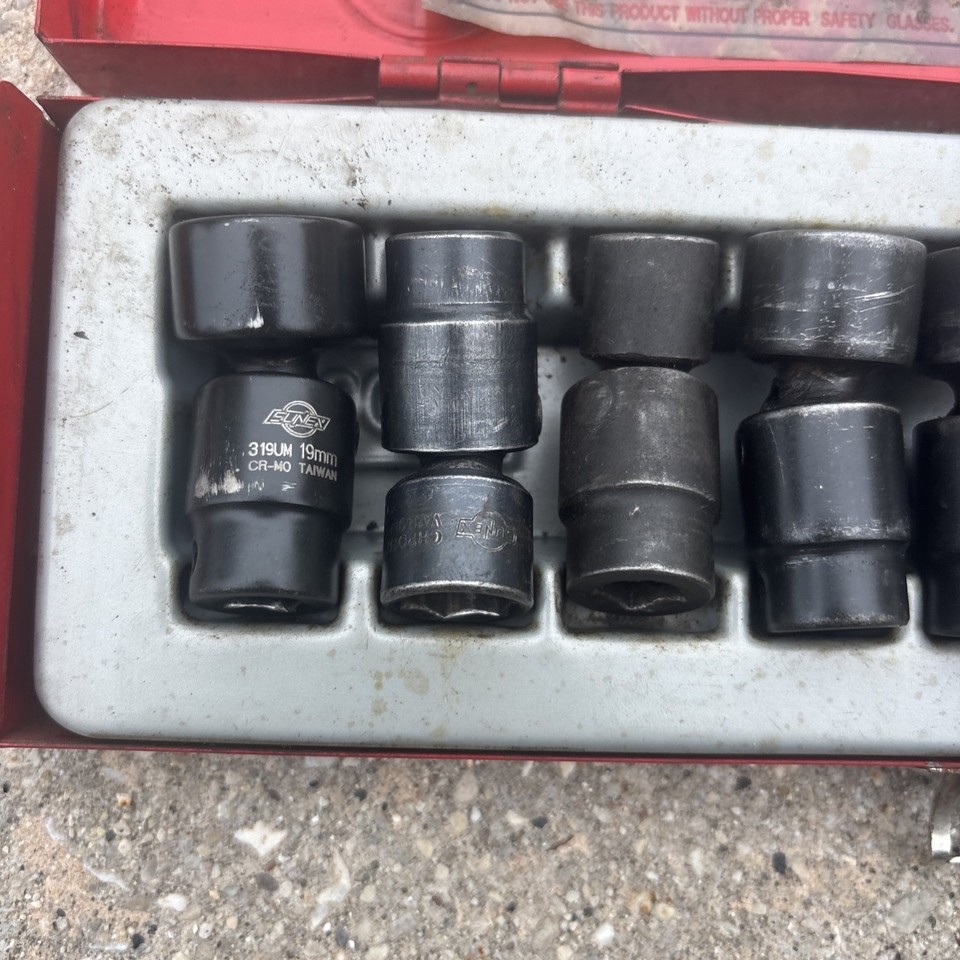 Sunex Tools 3657 10 Piece 3/8” Swivel Impact Socket Set 10-19mm | eBay