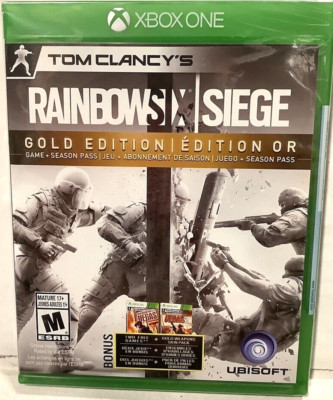 NEW Tom Clancy's Rainbow Six Siege Gold Edition Microsoft Xbox One ...