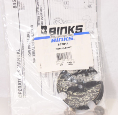 BINKS 863011 Rebuild Kit 84500X (NEW) | eBay
