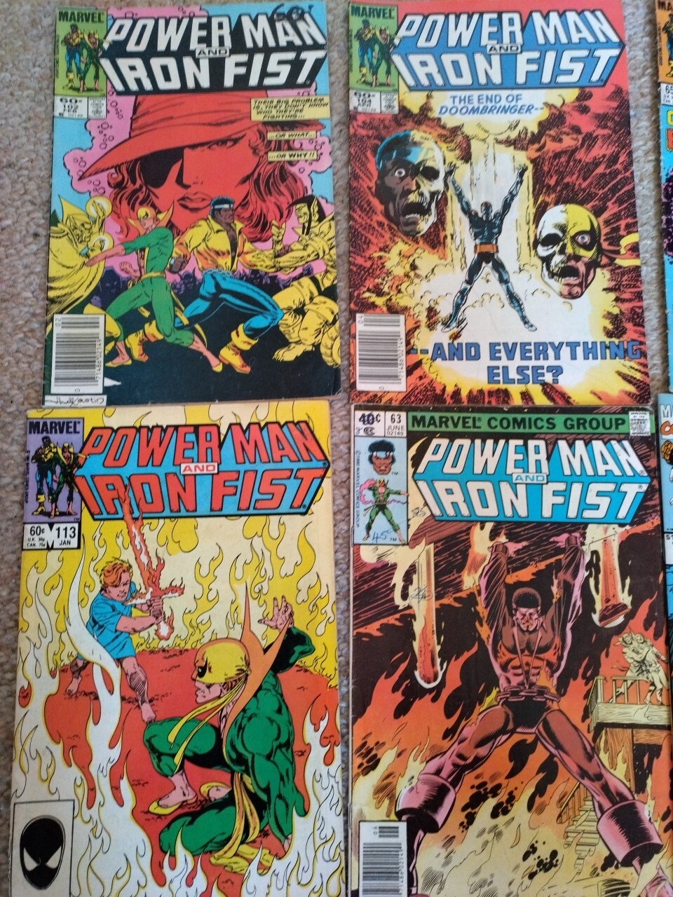 Marvel Comic Lot Power Man Luke Cage Bulk Vintage Gi Joe Avengers ...