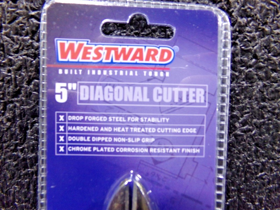 WESTWARD Diagonal Cutting Pliers, Flush, Width: 5/16", Length: 5/8 ...