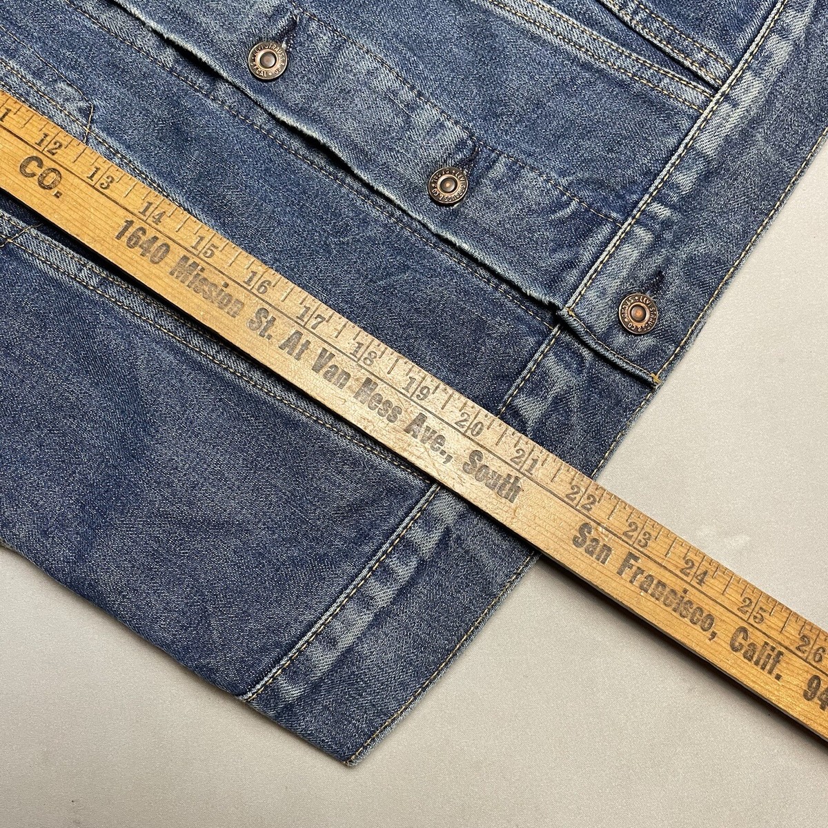 Levis Big E 559 Blanket Lined Denim Jean Type 3 Trucker Levis Big E 559 Blanket Lined Denim Jean Type 3 Trucker