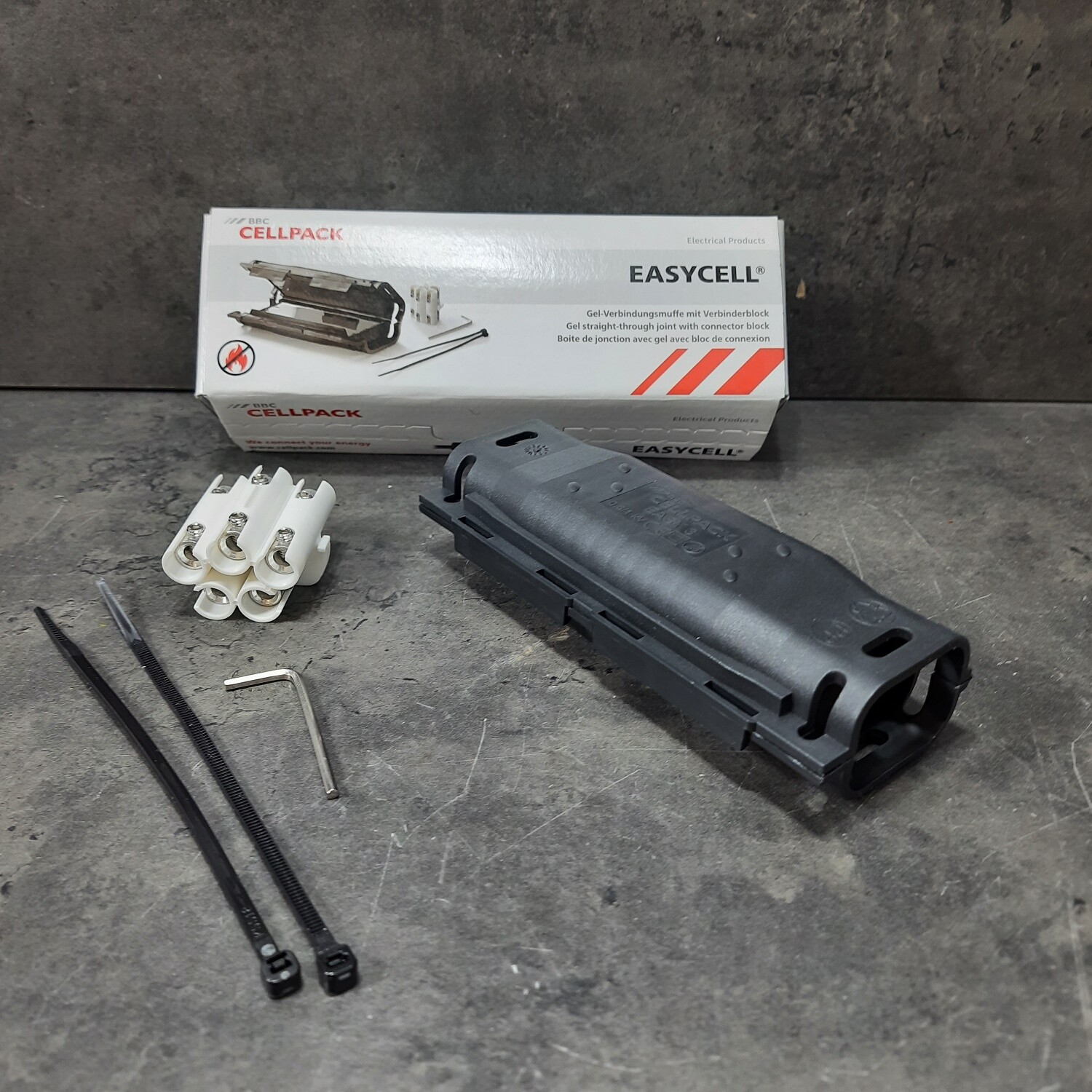 Cellpack Gelmuffe Easy3V Verbindungsmuffe mit Gel und Verbinder | eBay
