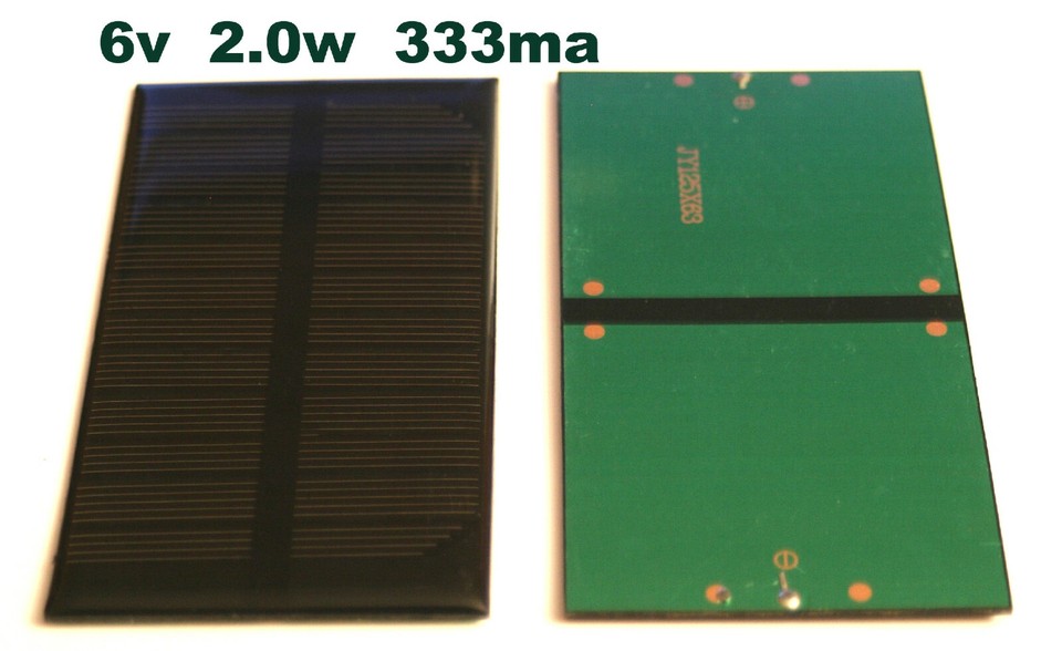 Solar Cell Solar Panel Many Types 2v 3v 4v 5v 6v 9v 12v Battery Charger - UK | eBay UK