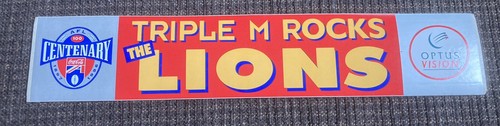 AFL 90s Fitzroy Car Bumper Sticker | eBay