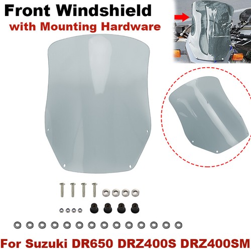 Front Windshield Wind Screen Visor Deflector For Suzuki DR650 DRZ400S ...