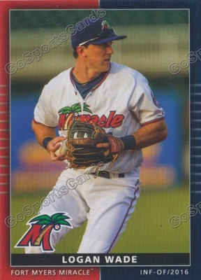 2016 Fort Myers Miracle Logan Wade RC Rookie Twins AUS | eBay