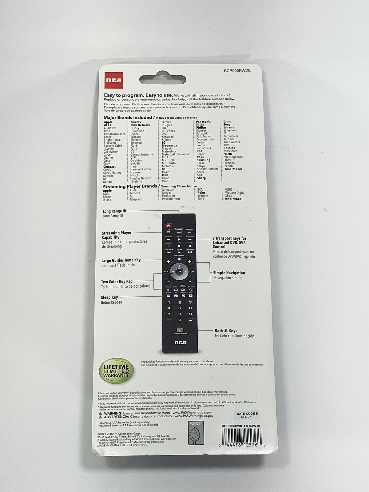 RCA 3 Device Universal Remote RCR003RWDE Platinum Pro Brand | eBay