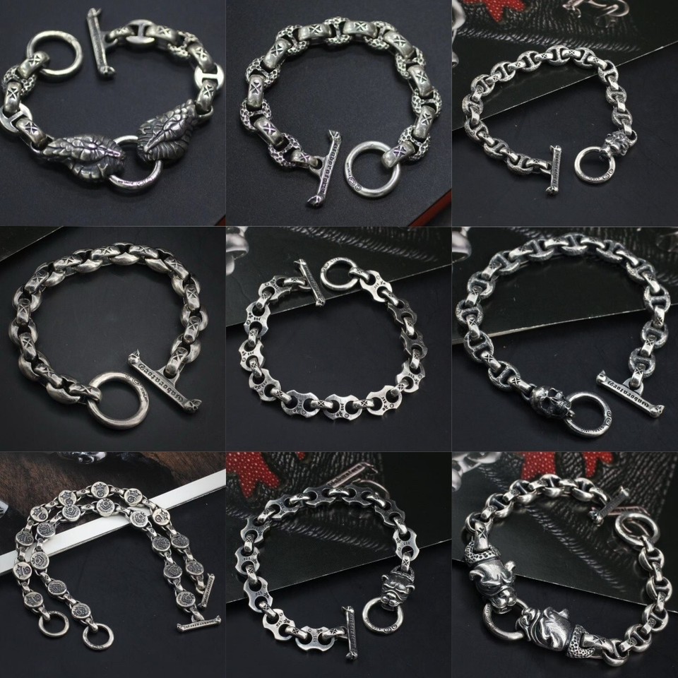 The Expendables Stallone General 925 sterling silver punk Crow skull ...