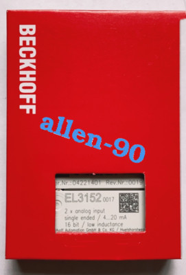 EL3152-0017 PLC Modules EL3152-0017 Brand New Fast shipping via DHL or FedEx | eBay