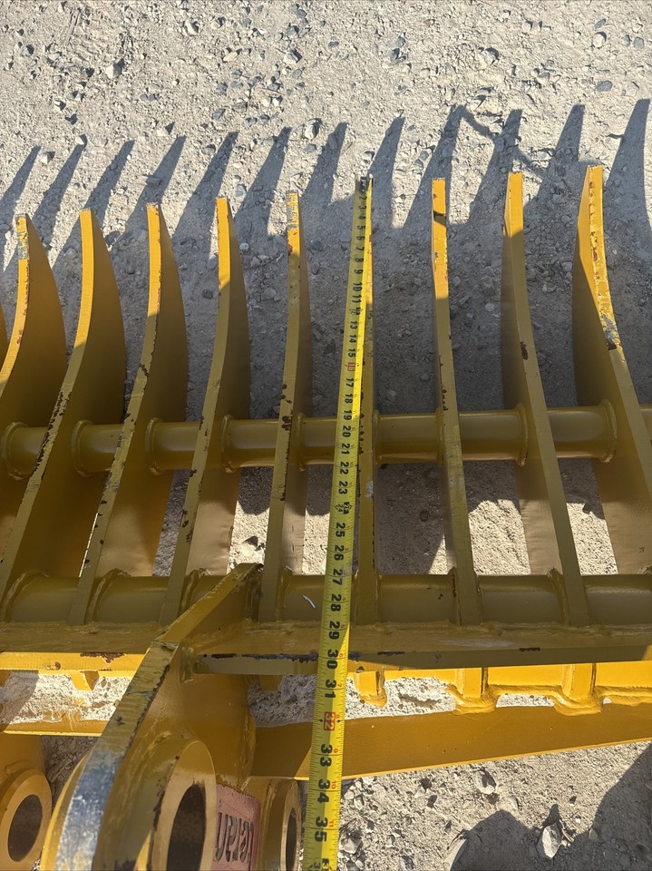 Cat 320 Excavator 68 Inch Root Rake 80 Mm Pins New | eBay