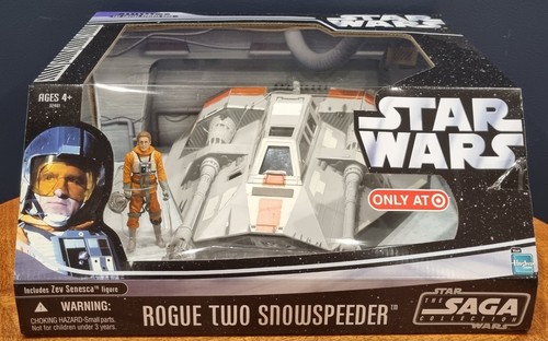 Star Wars 3.75" TSC 2006 SAGA Collection - Rogue Two Snowspeeder w/ Zev ...