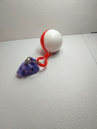 Purple Muk 1999 Burger King Keychain Pokemon Figure Promo With Pokeball ...