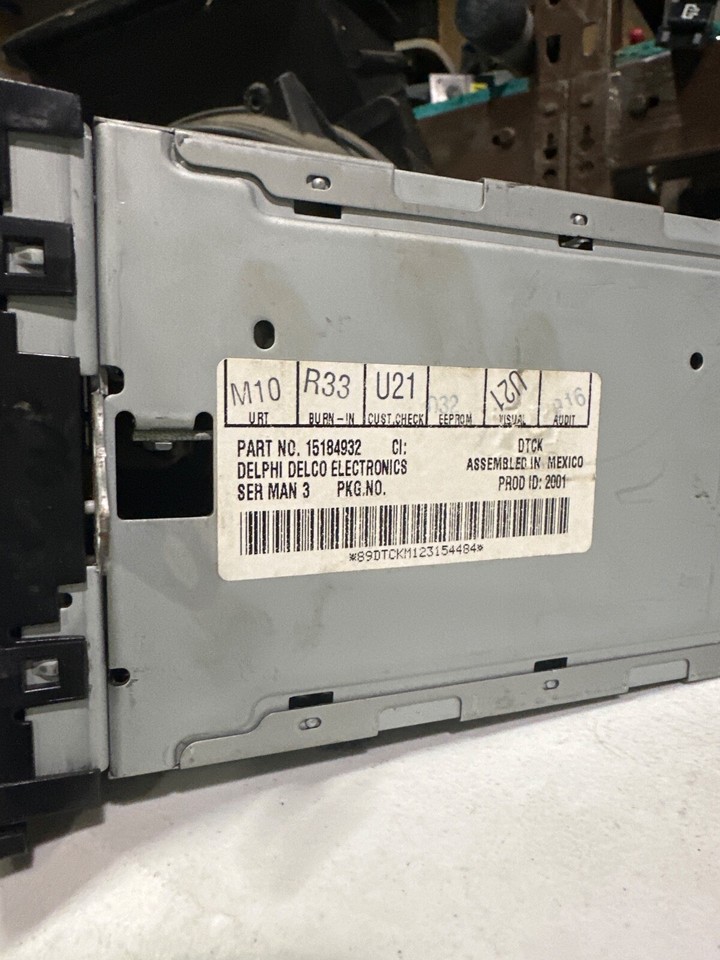 Delco Radio 03-06 Chevy GMC Chevrolet OEM Delphi 15184932 Radio CD ...