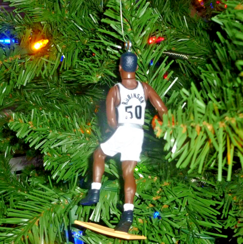 DAVID ROBINSON San Antonio Spurs Christmas Tree Ornament #50 basketball ...