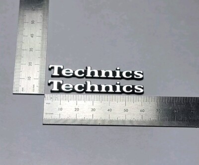 Technics Speaker Badge Logo Emblem Pair | eBay