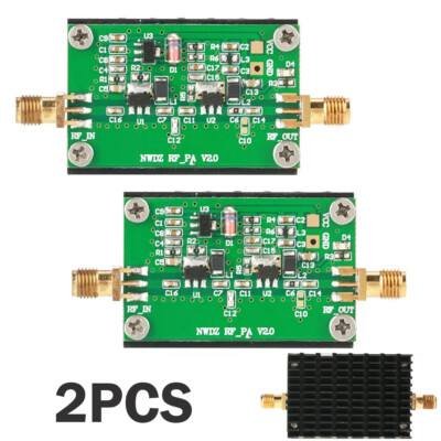 2x 2MHZ-700MHZ RF Power Amplifier 3W HF VHF UHF FM Transmitter For Ham Radio US | eBay