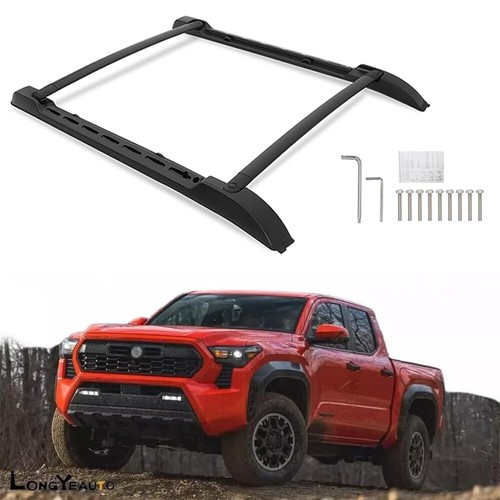 Top Roof Rack Cross Side Rails Bars Set For Toyota Tacoma Double Cab ...