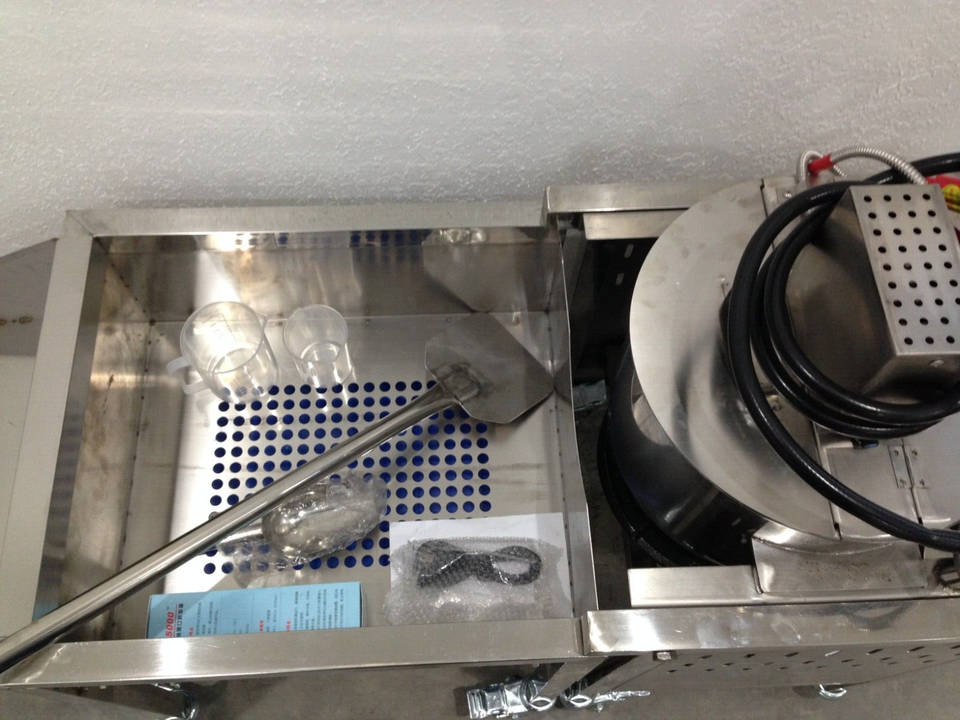 kettle corn popcorn commercial 30 qt with single tray sift table ...