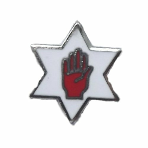 Northern Ireland Red Hand Of Ulster In Star Enamel Lapel Pin Badge | eBay