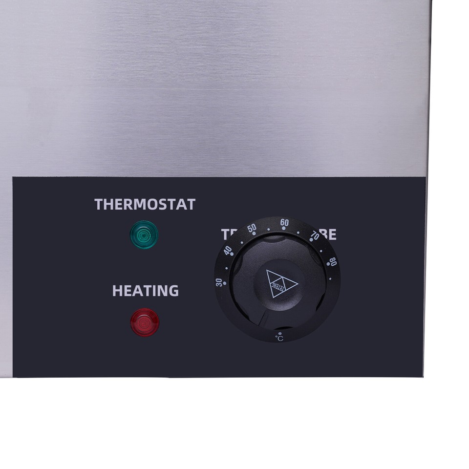 Stainless Steel Countertop Food Warmer Commercial Catering Display ...