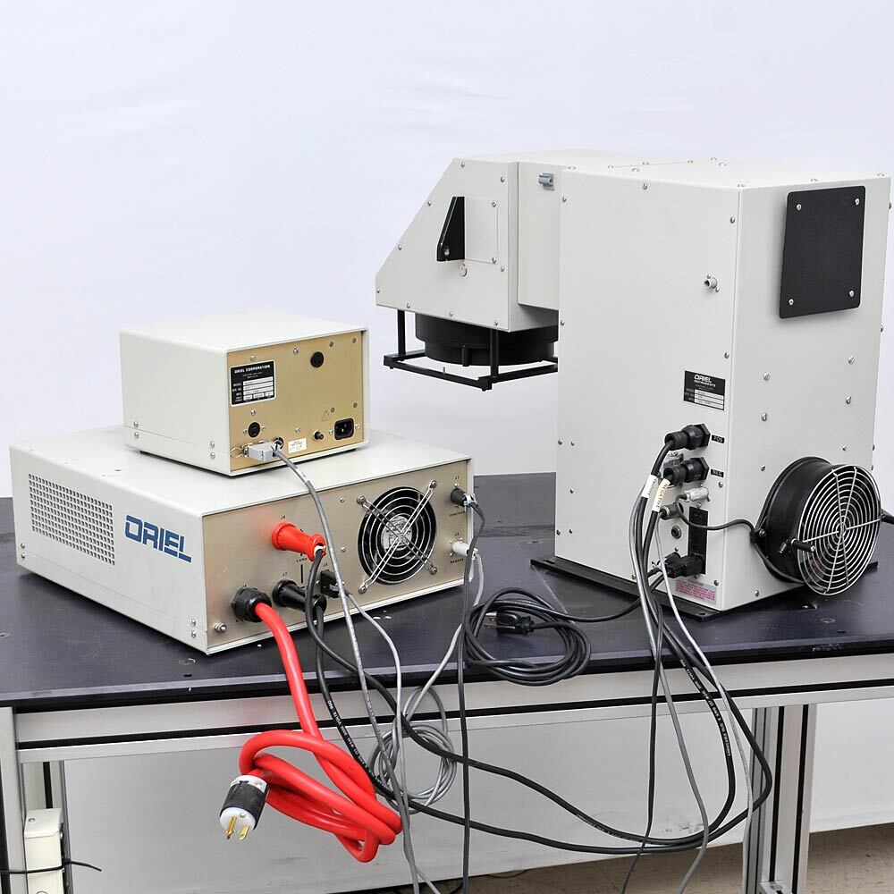 Oriel 1kW UV Arc Lamp Solar Simulator 82520 w/68820 Adjust. Power Supply AS-IS | eBay