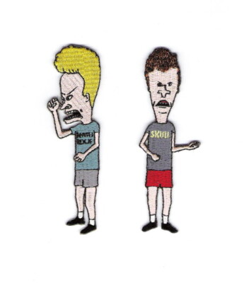 Beavis and Butthead Embroidered Patches. Sold separately or as a pair ...