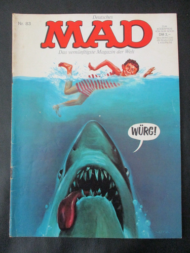 BRONZE AGE + MAD + GERMAN + 83 + JAWS + STEVEN SPIELBERG + | eBay