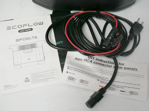 EF Delta EcoFlow EF3 Pro 2100Wh Power Station Generator w/ Solar Panel ...