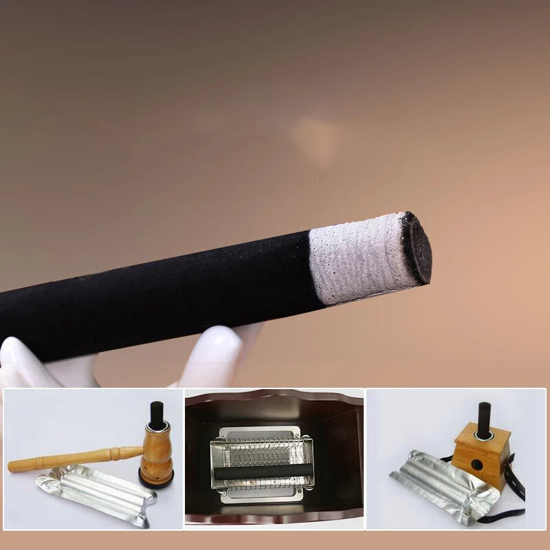 Moxa Stick Roll Burner Smokeless Moxibustion Body Healing Pain ReliefB ...